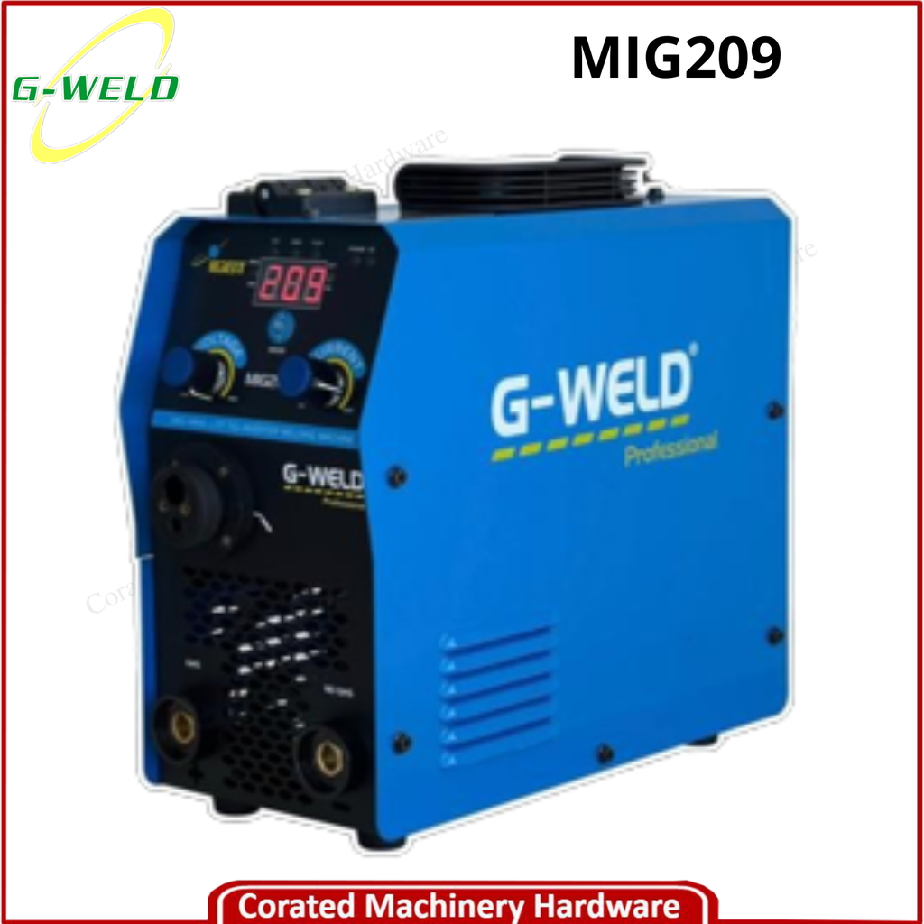 G-WELD MIG209 (GAS & GASLESS) MIG WELDING MACHINE | Corated Enterprise