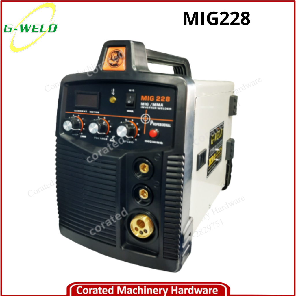 G-WELD MIG228 MIG WELDING MACHINE | Corated Enterprise