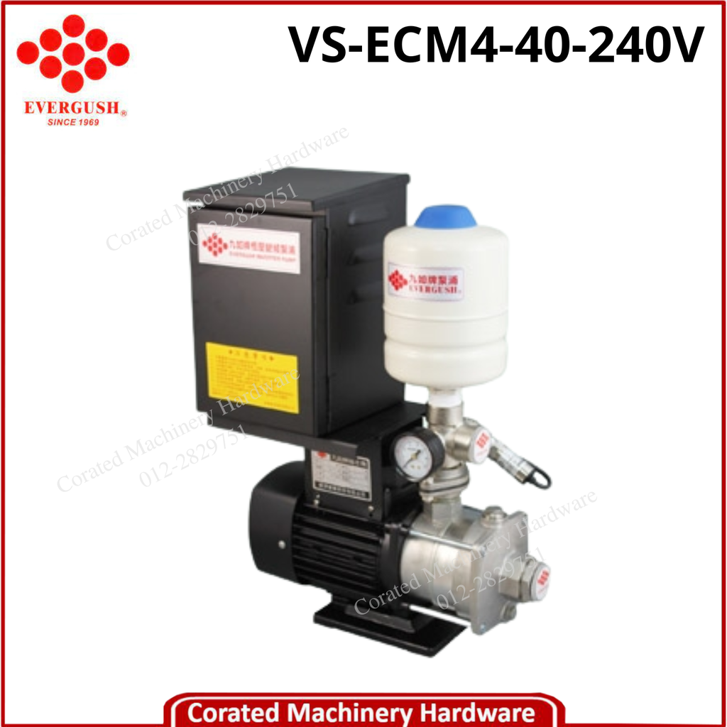 EVERGUSH INVERTER CONTROL HORIZONTAL PRESSURE PUMP | Corated Enterprise