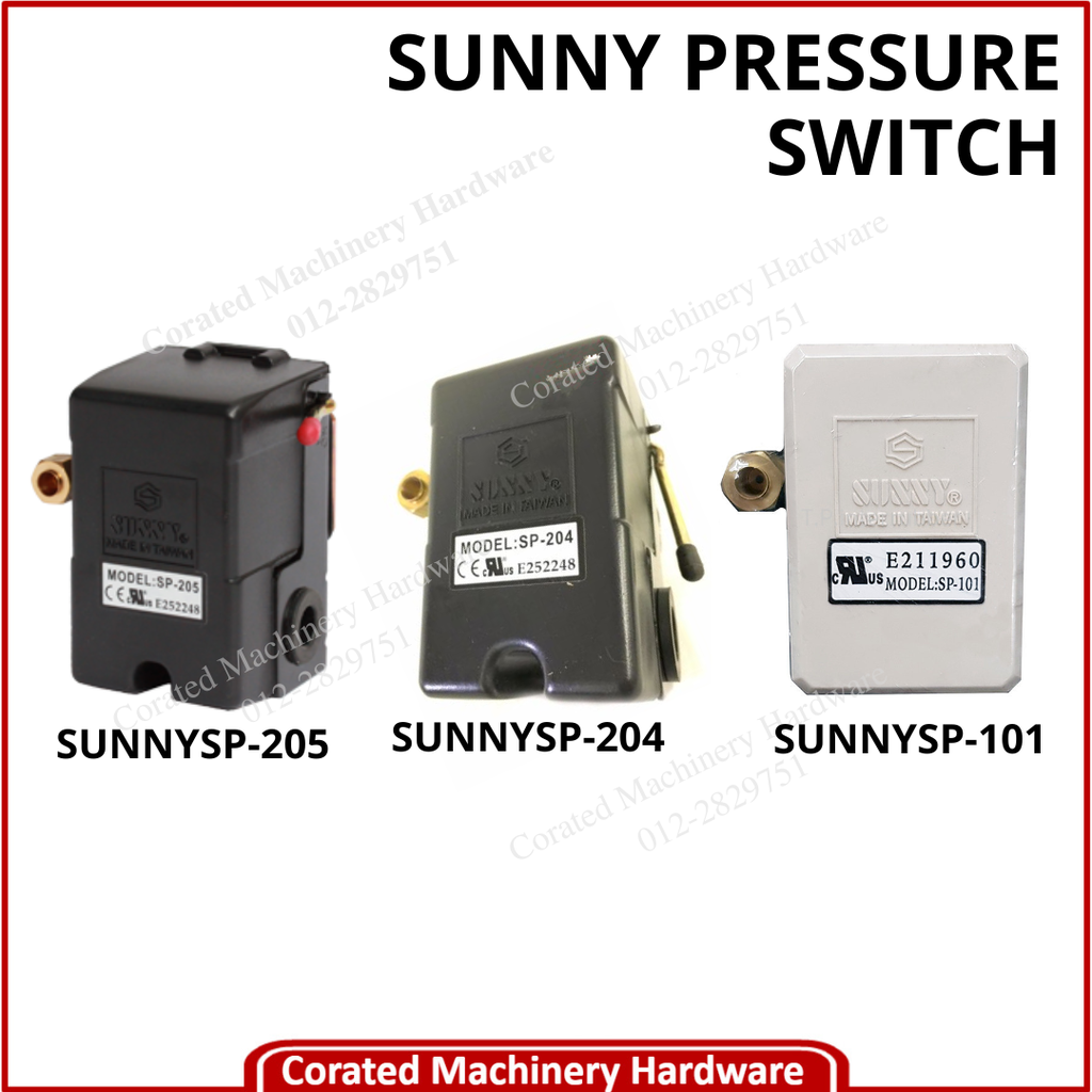 SUNNY PRESSURE SWITCH | Corated Enterprise