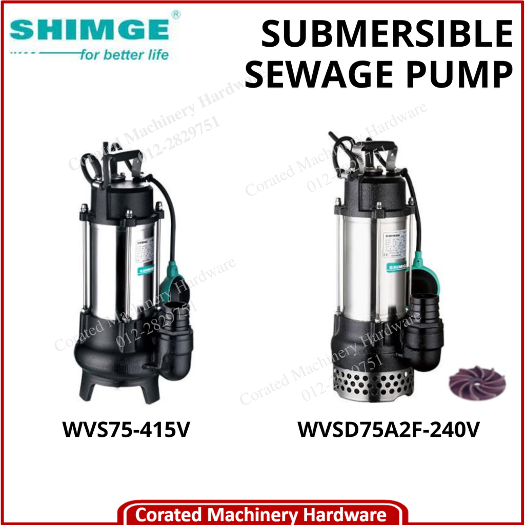 SHIMGE SUBMERSIBLE SEWAGE PUMP | Corated Enterprise