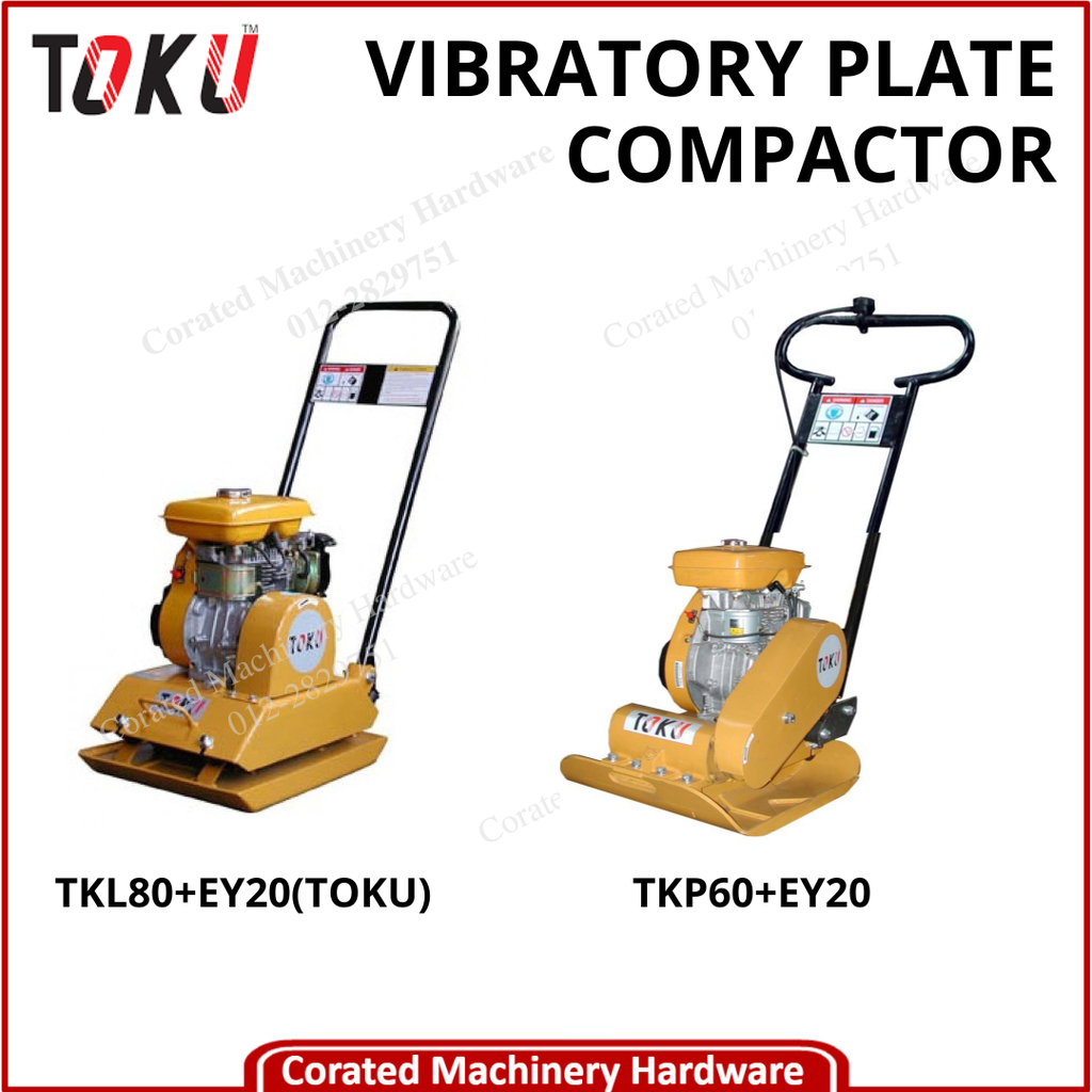 TOKU VIBRATORY PLATE COMPACTOR | Corated Enterprise