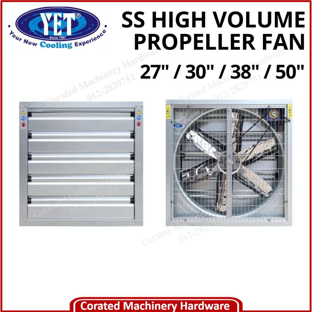 SS HIGH VOLUME PROPELLER FAN | Corated Enterprise